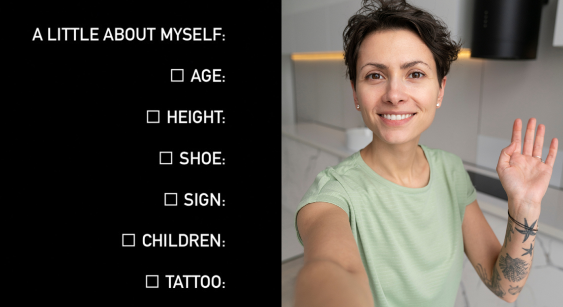 How to find the 'A Little About Myself' template on Instagram