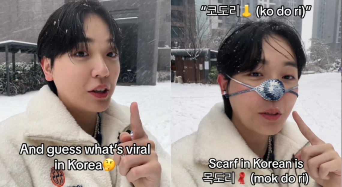 What is a nose scarf? Korea's 'winter must-have' is TikTok's latest ...