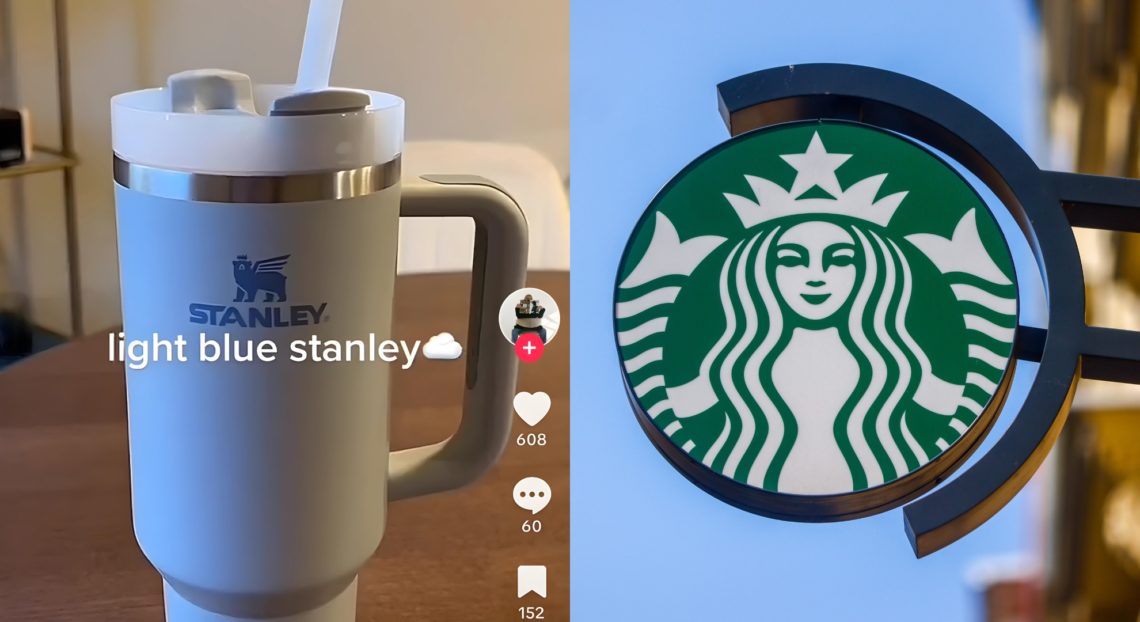 Powder blue Starbucks x Stanley Cup rumored to be launching this spring
