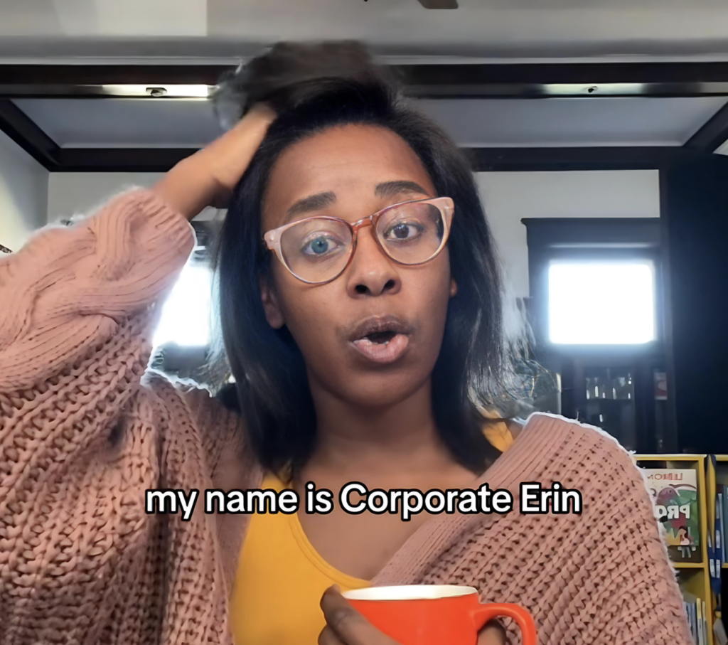 TikTok's 'Corporate Erin' sums up office life perfectly with relatable ...
