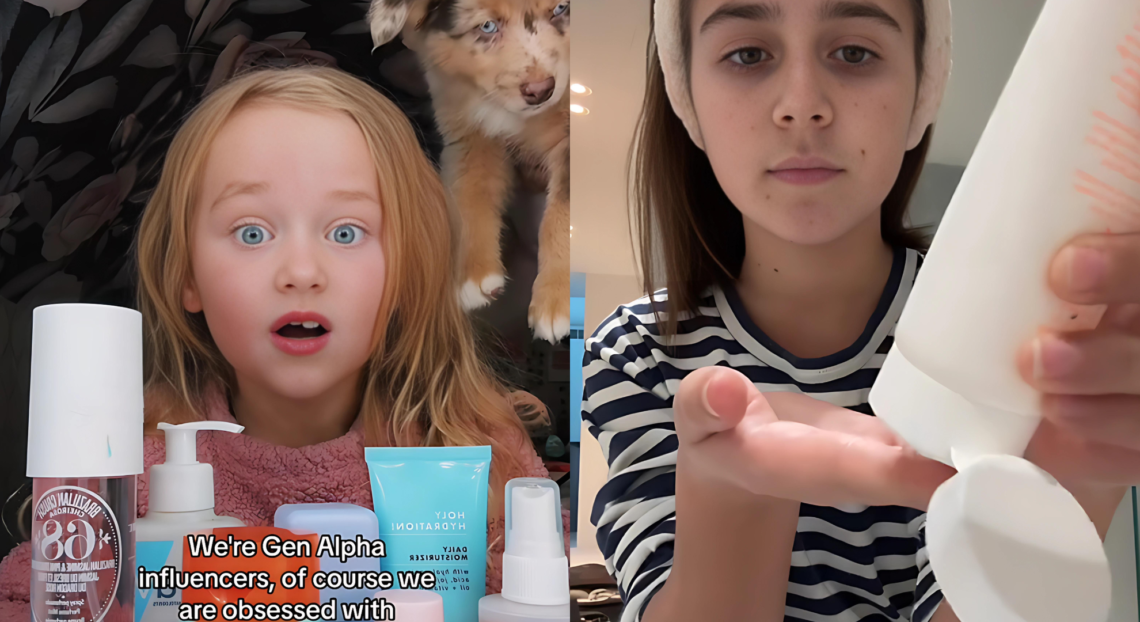 Doctor issues health warning after rise of skin-care routines for children