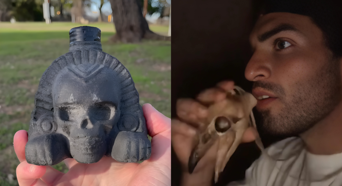 Horrifying sound of the Aztec death whistle is being blasted all over ...