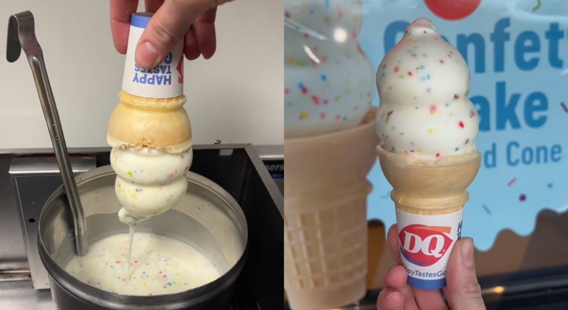 Dairy Queen launches new Confetti Dipped Cone that 'tastes like ...
