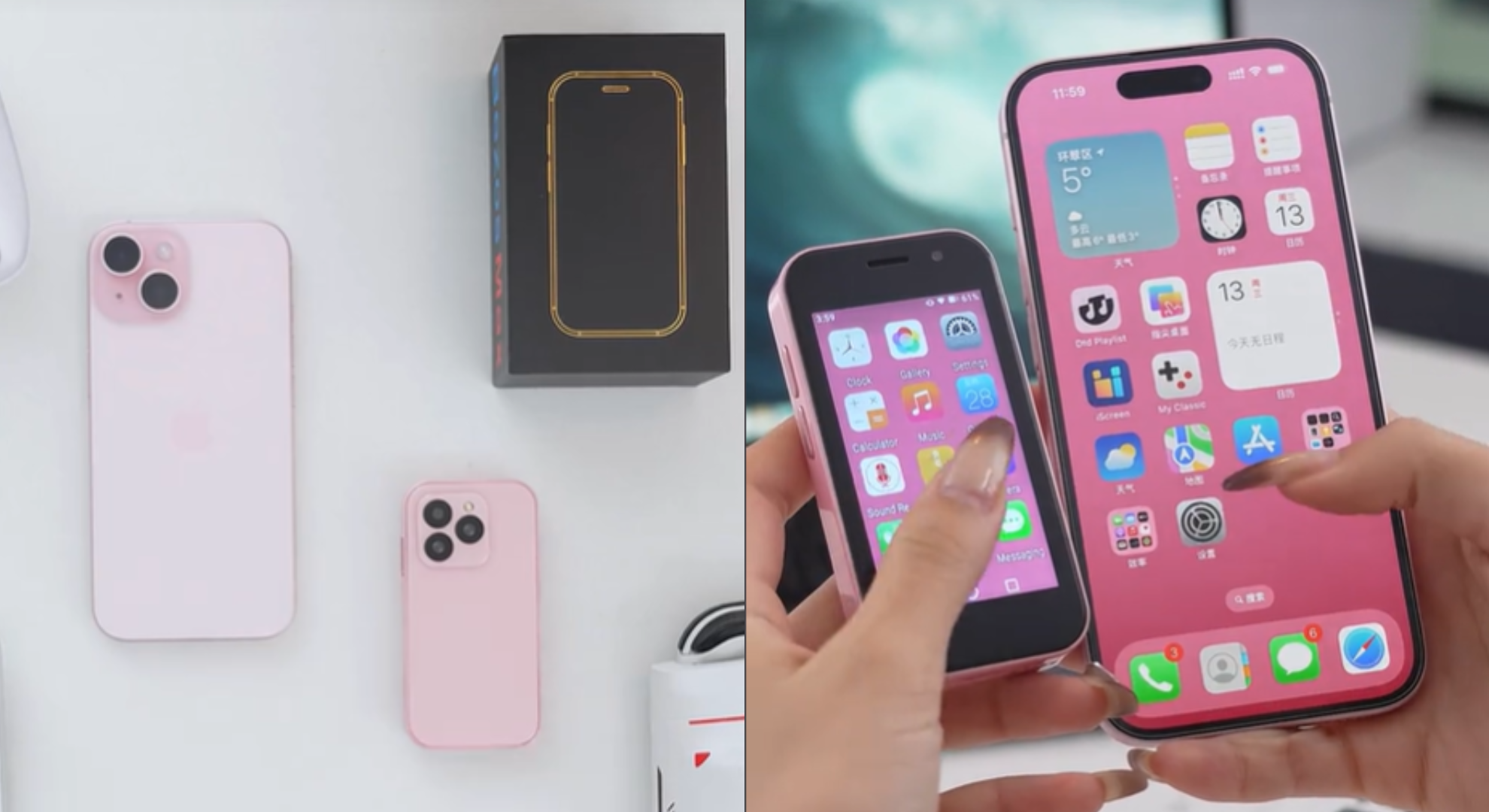 Mini pink 'iPhone' on TikTok shop is actually an Android that's ...