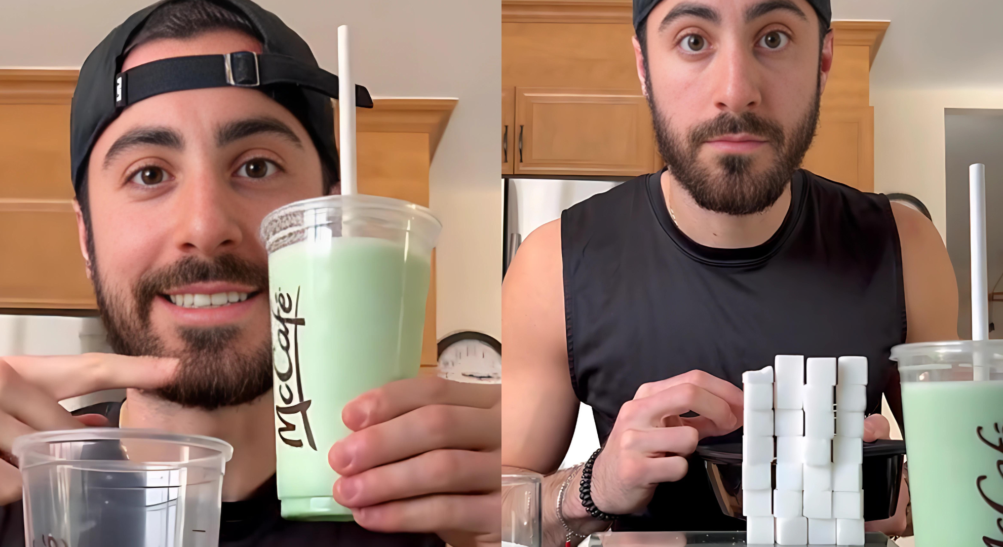 Wellness guru converts sugar found in McDonald’s Shamrock Shake into cubes