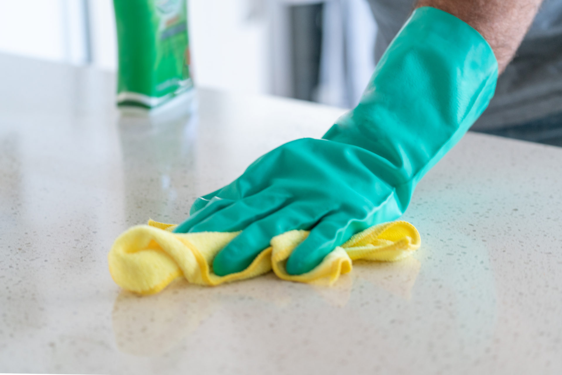 Cleaning a surface doesn’t actually leave it clean, new research suggests