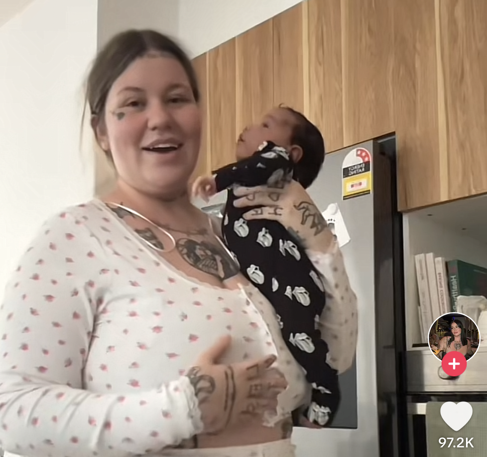 Veruca Salt shares heartbreaking TikToks detailing pain after newborn's ...