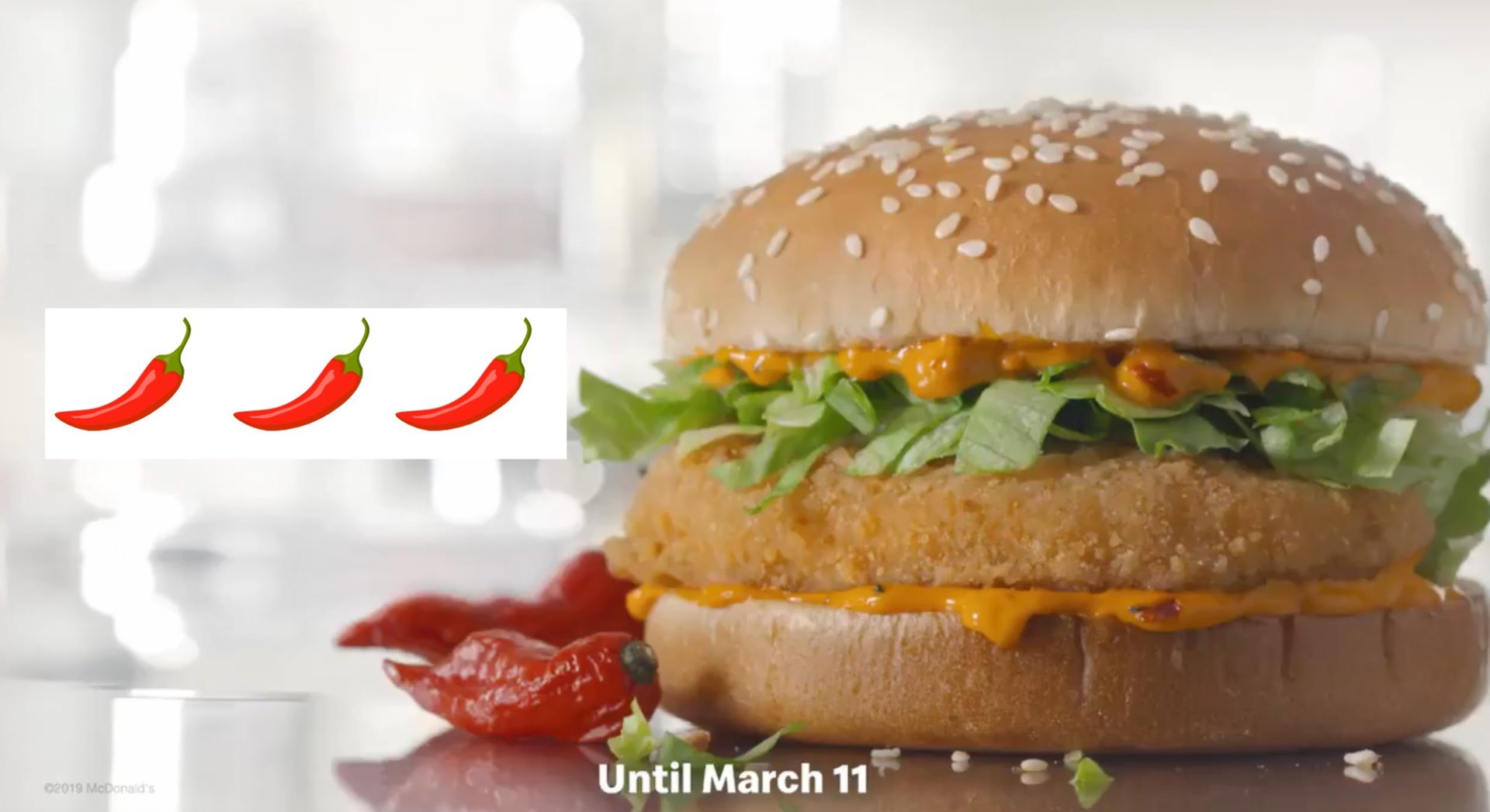 Canada's Ghost Pepper McChicken arrives at US McDonald's location for ...
