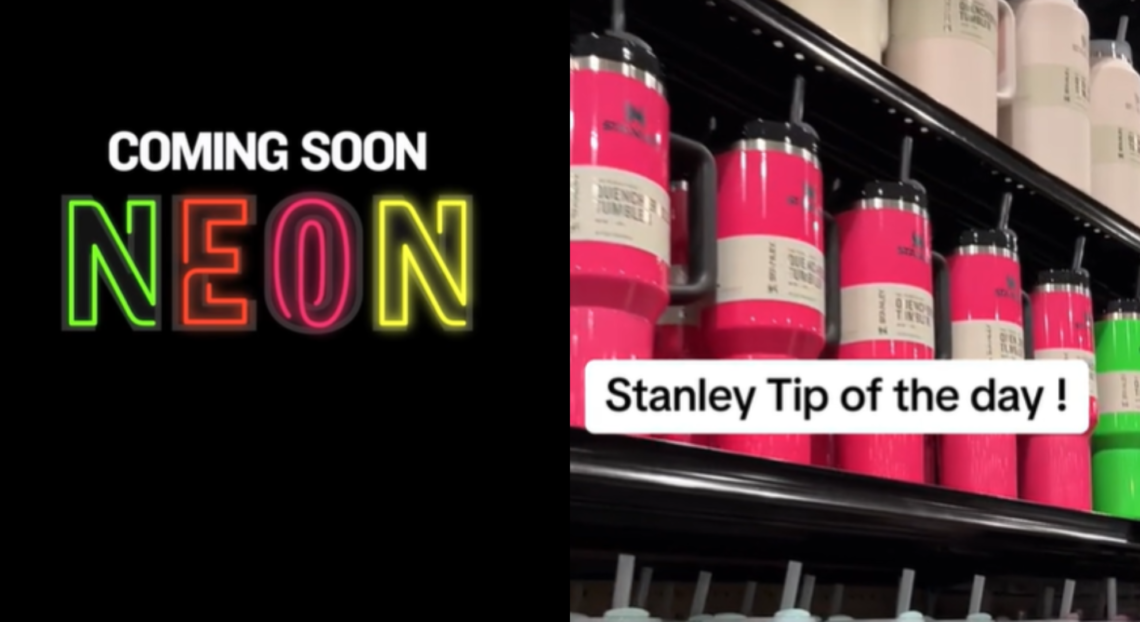 Stanley announce their stunning new Neon cup collection for spring