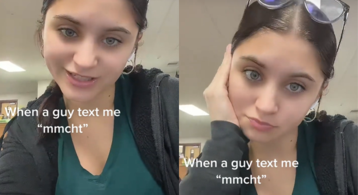What does 'MMCHT' mean in texting?