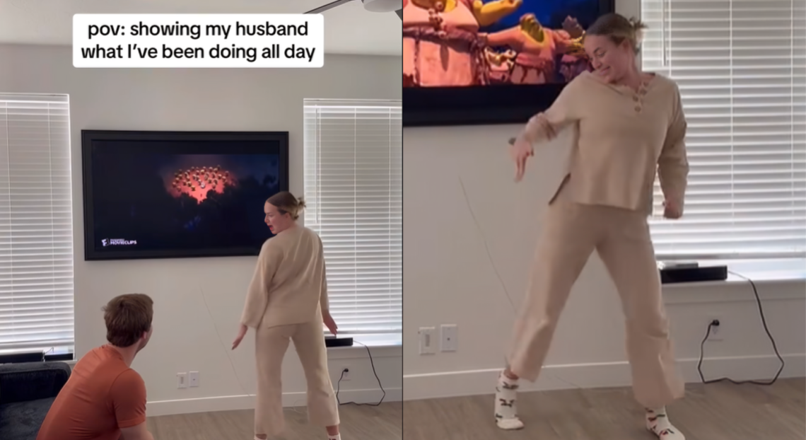 Woman spends entire day learning a Shrek dance, mimicking iconic scene ...