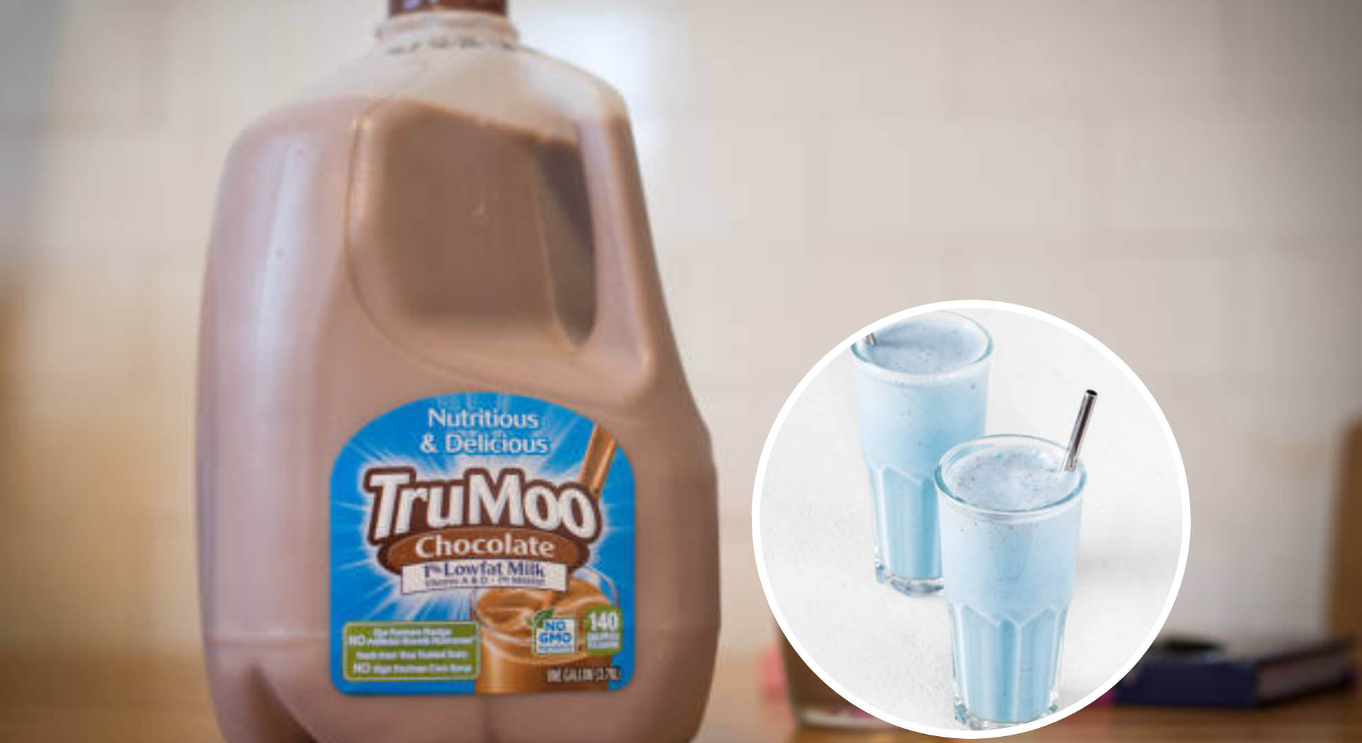 TruMoo release brand new milk flavor that's an eye-popping bright blue