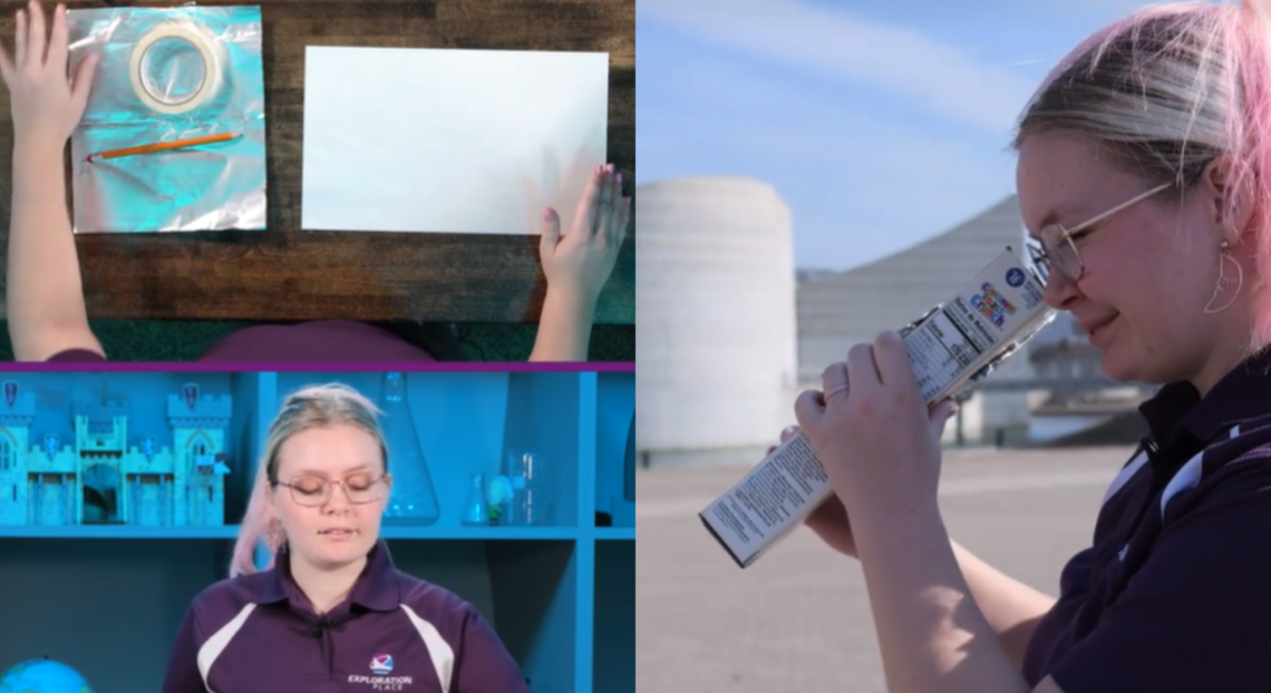 How to safely view the solar eclipse using a DIY pinhole projector and ...