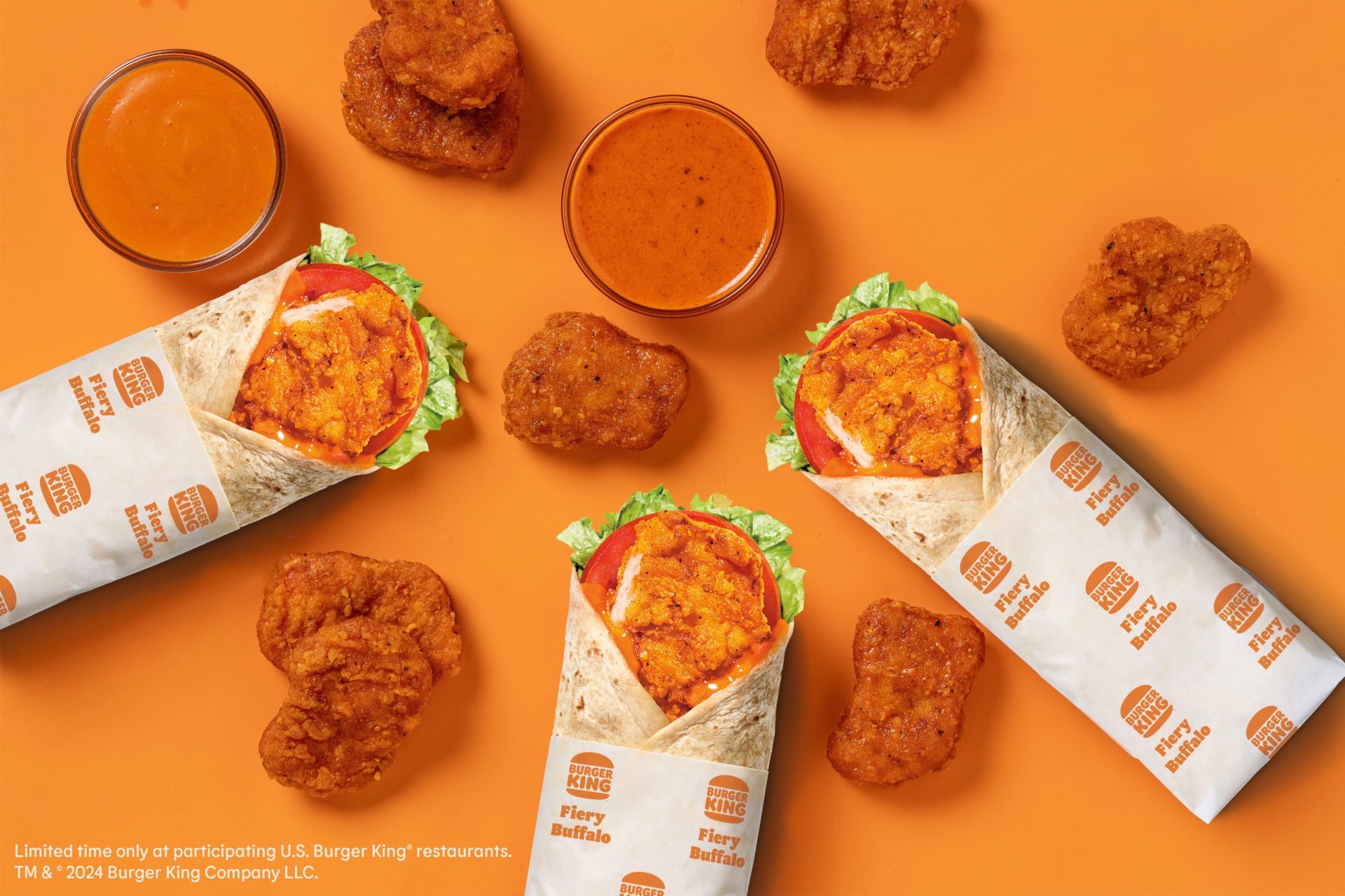 Burger King introduces Fiery Buffalo flavor with two spicy new menu items
