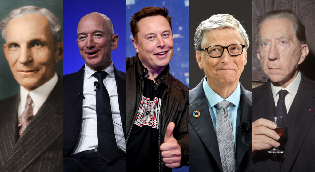 Richest people of the last 100 years as Elon Musk loses top spot