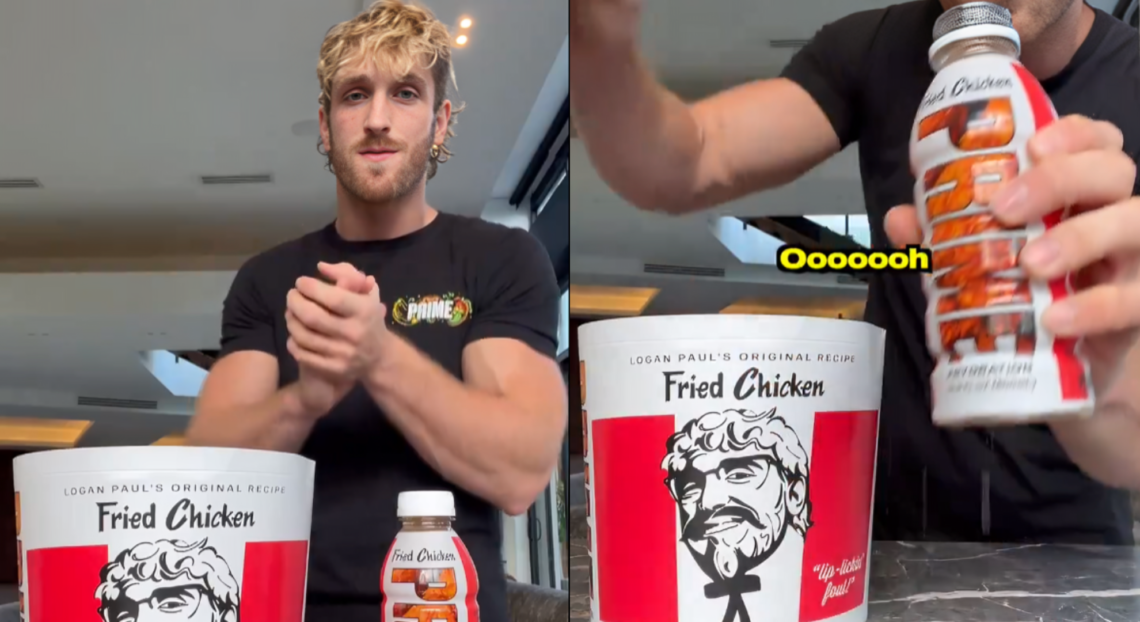 A Prime and KFC collab could be on the way as Logan Paul uses April ...