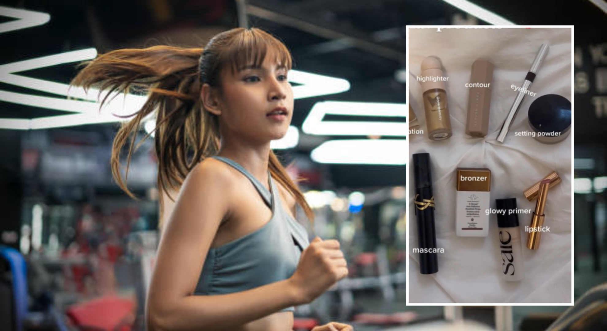 New study reveals the problem with wearing makeup while you exercise