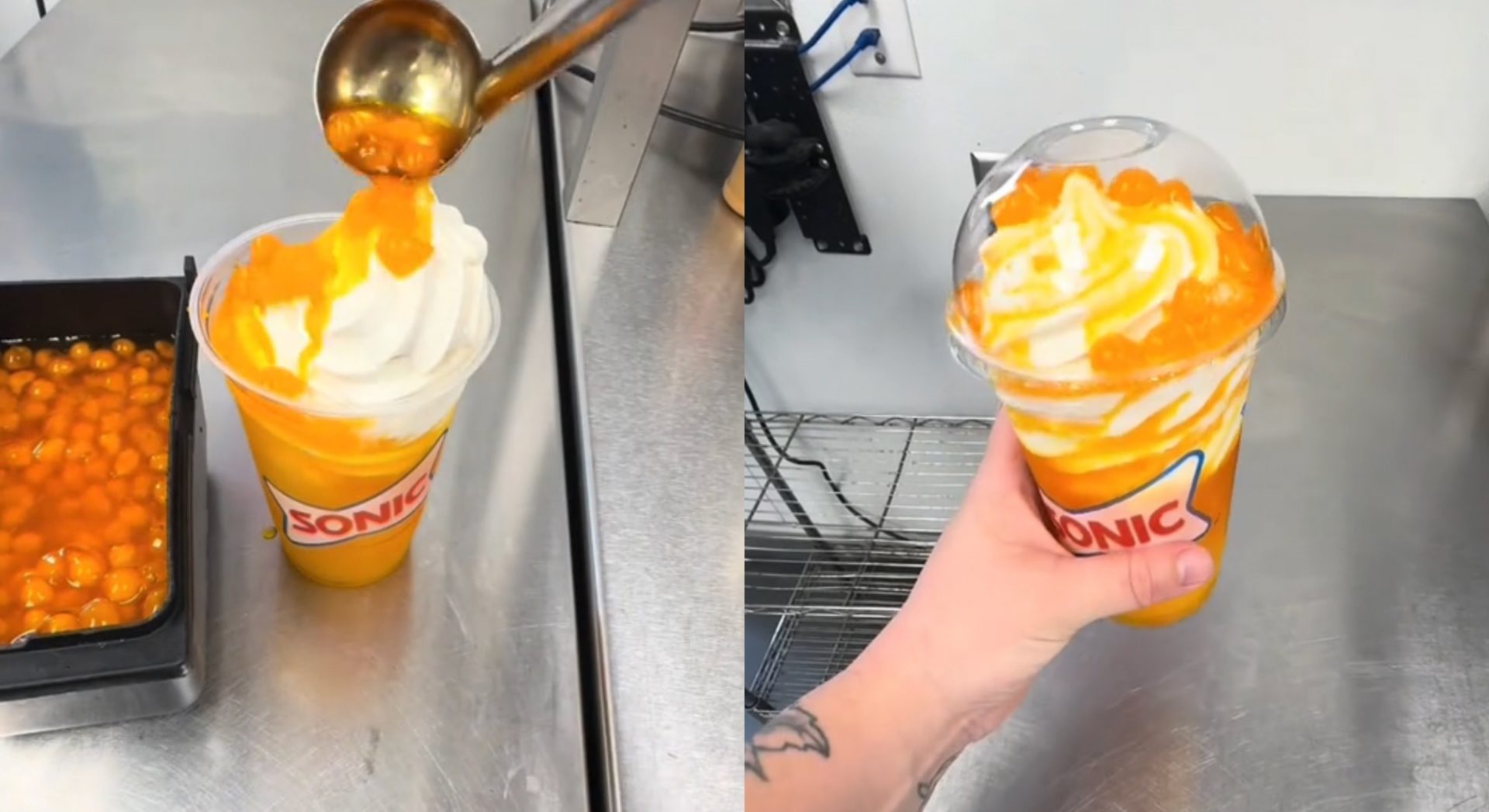 New Orange Cloudsicle Slush Float is coming to Sonic with popping boba