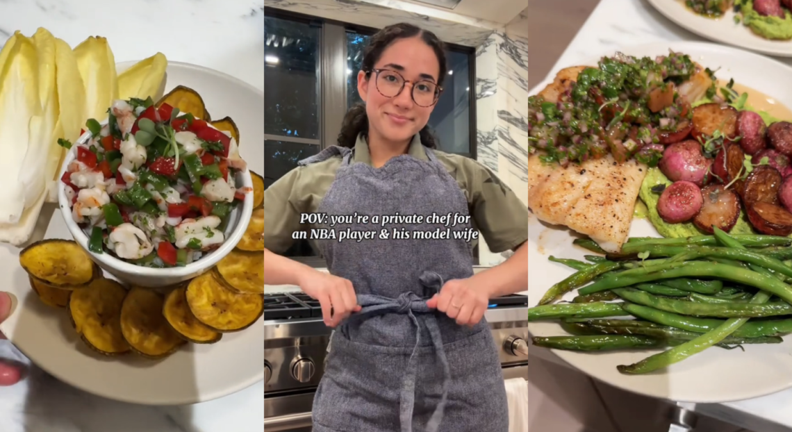 Nutritious meal private chef cooks NBA player on game night is ...