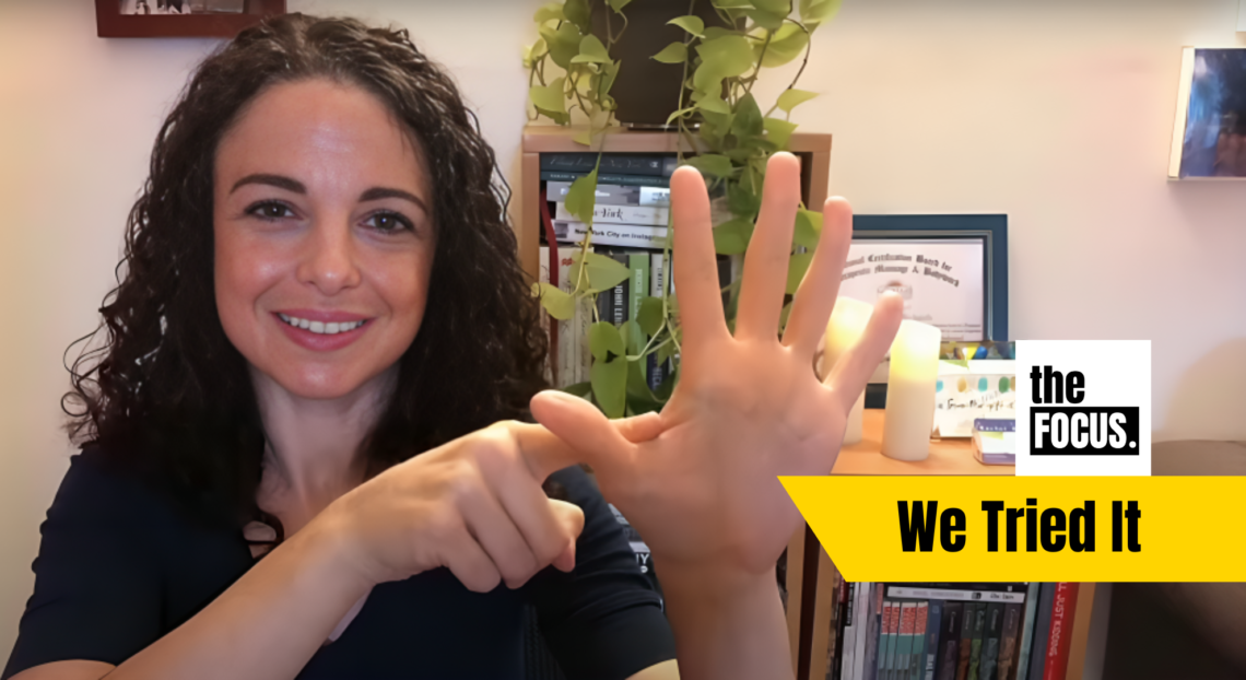 The 'Take Five' breathing technique for calming stress and anxiety is ...