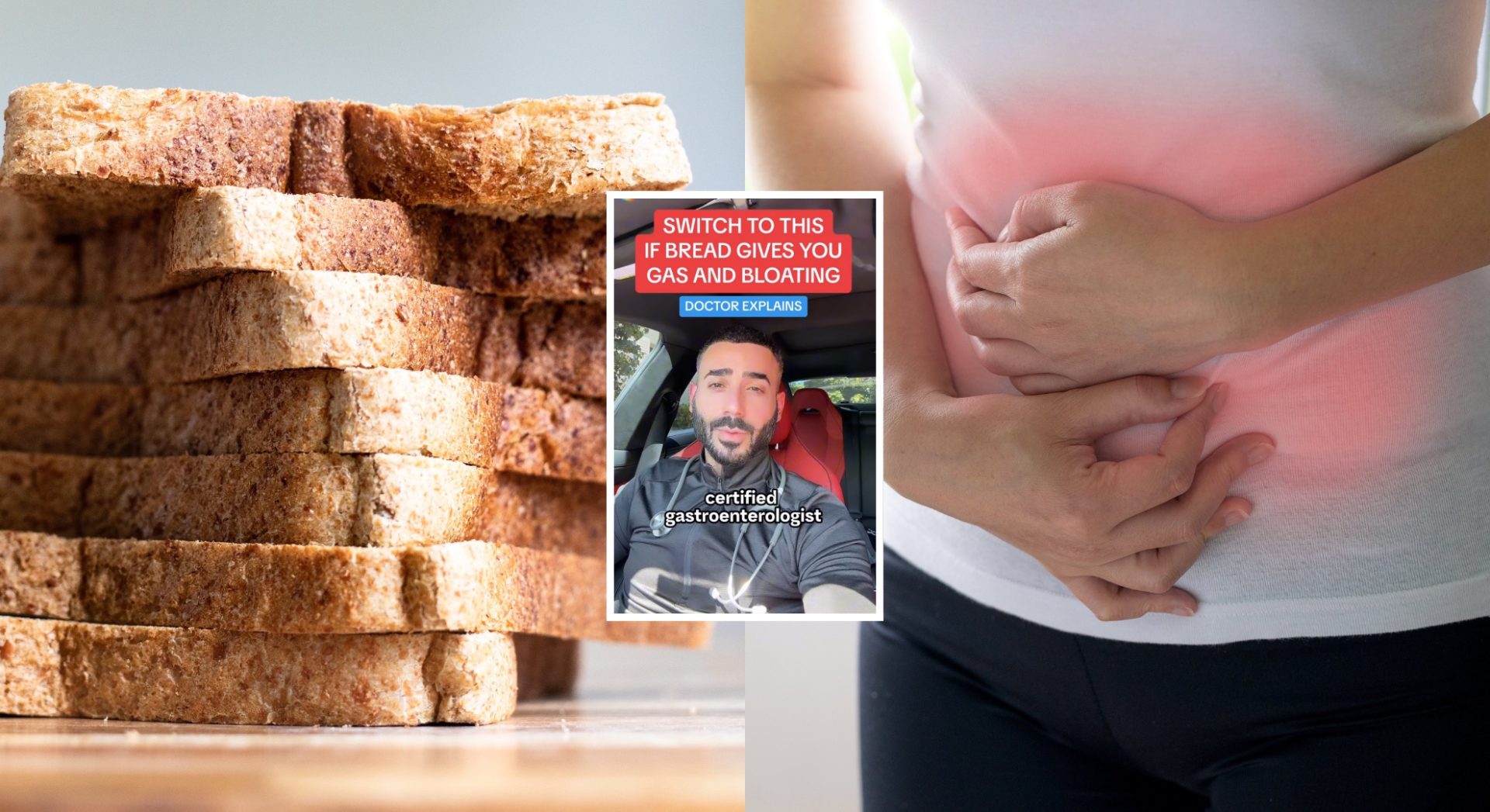 Gastroenterologist recommends three easy switches if bread gives you ...