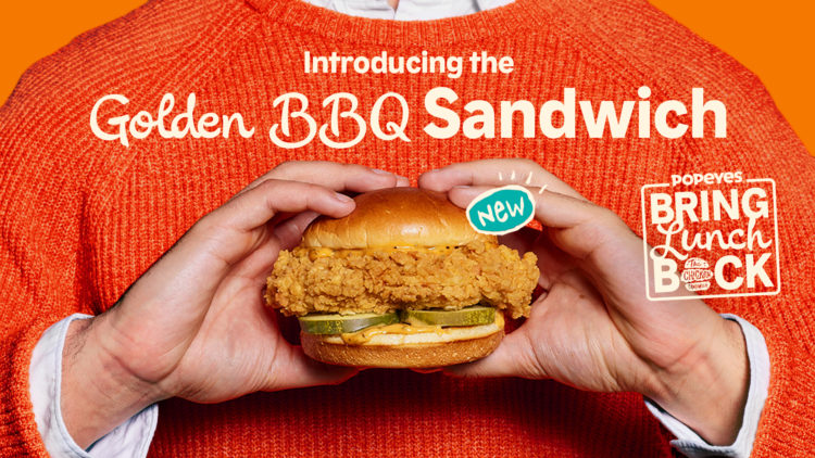 Popeyes shakes up menu for summer, with new Golden BBQ Chicken Sandwich ...
