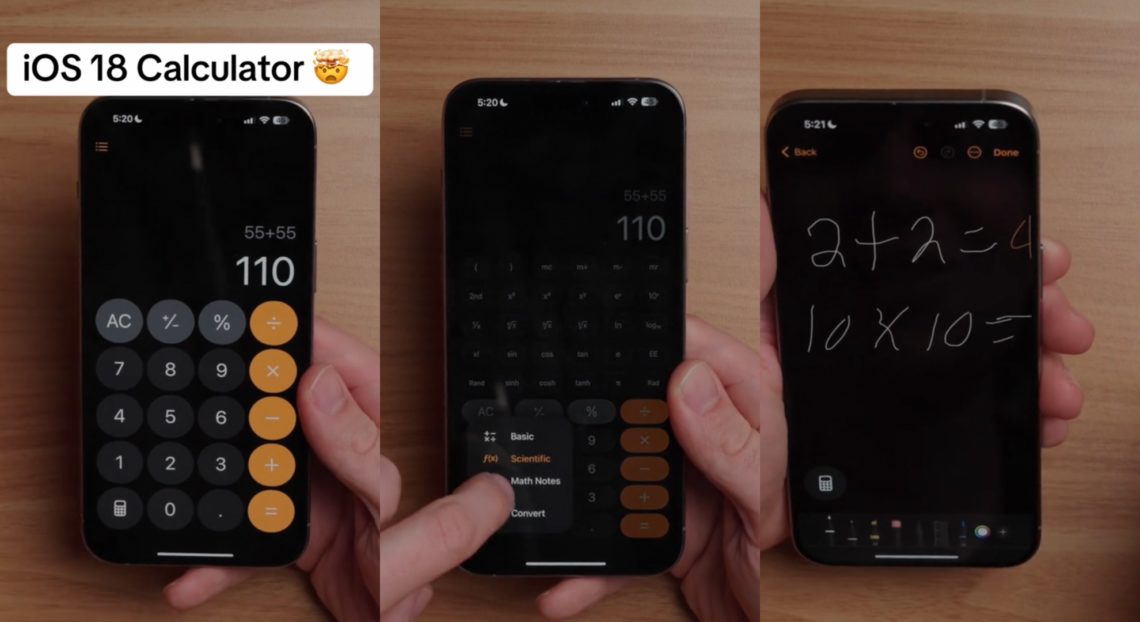 iPhone calculator gets a 'major glow up' with Apple's new iOS 18