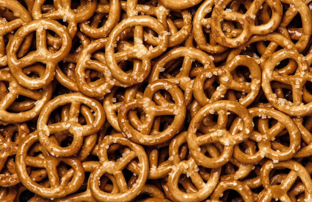 Woman's pretzel chain stuns TikTok as people ponder 'they don't have holes'