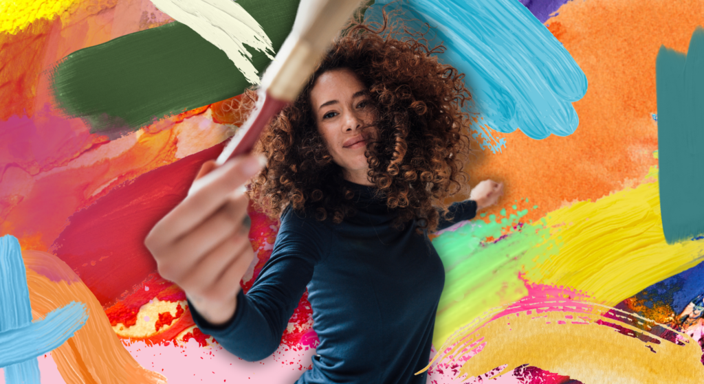 Synesthesia artist who sees sounds as colors paints art inspired by ...