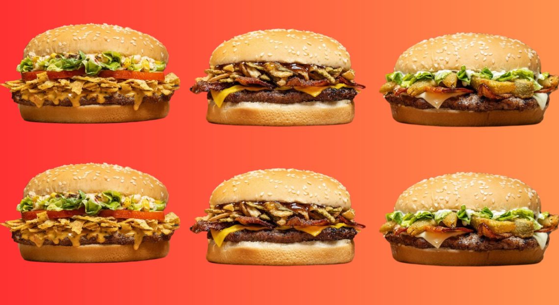 Three new Burger King Whopper creations unveiled and you get to choose ...