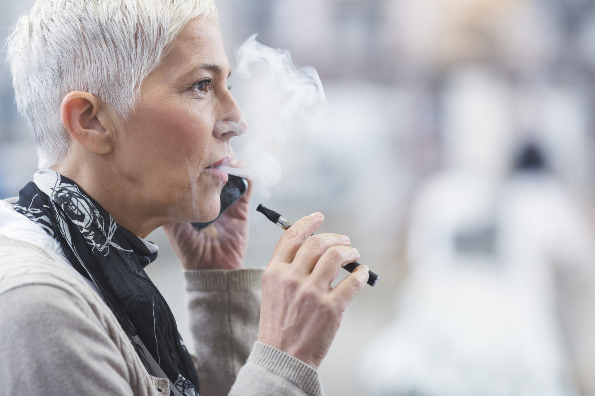 Older adults who vape run greater risk of severe lung problems, study ...