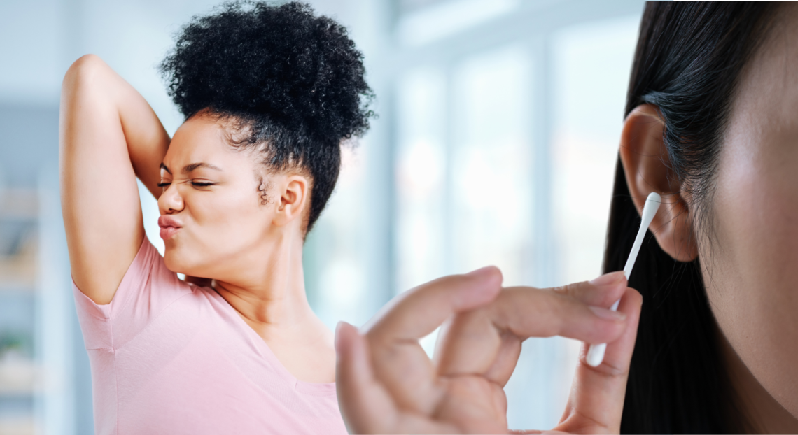 Wet or dry earwax can determine how 'smelly' you are, study shows