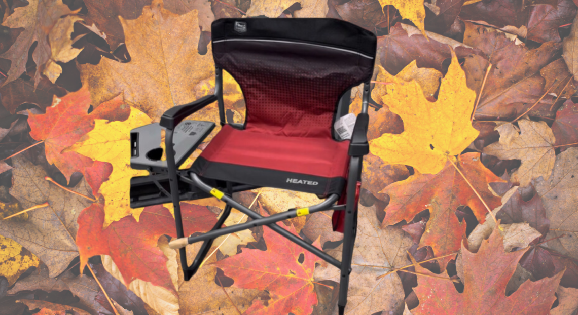 Costco has a heated chair that's every camper's dream this fall